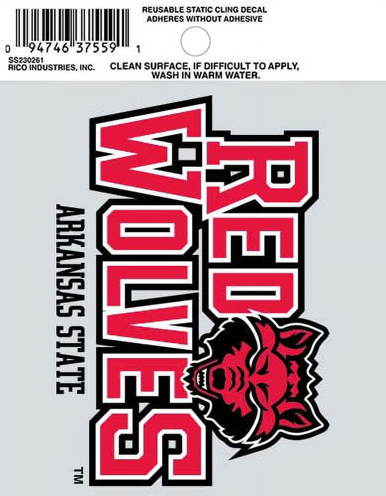 Arkansas State Static Cling 3.5X4.5'' - Walmart.com