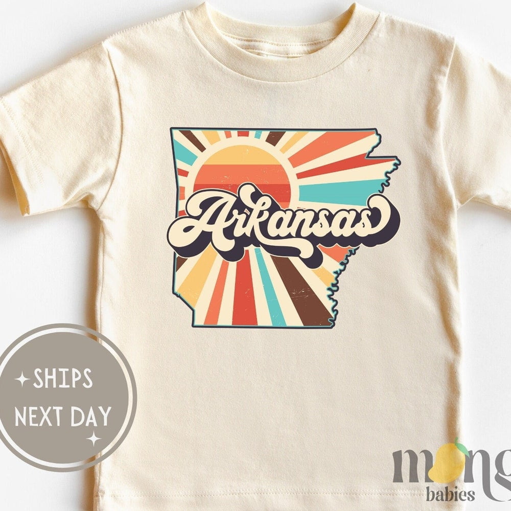 Arkansas T-Shirts, Shirts For Boys And Girls Long Distance State ...