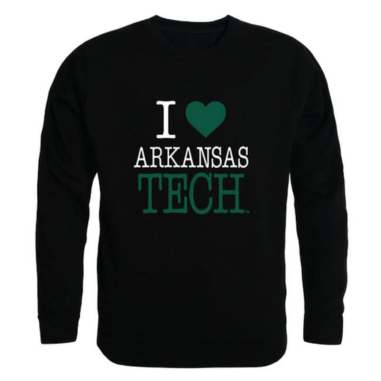 Arkansas Tech University Wonder Boys I Love Crewneck Sweatshirt, Black - Extra Large - Walmart.com