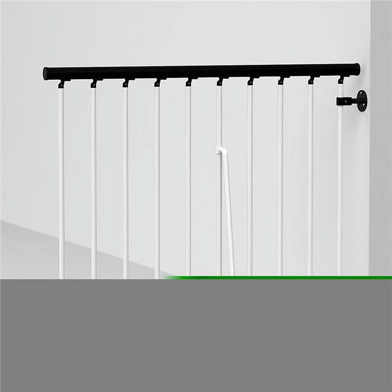 Arke K03013 47 in. Civik Balcony Rail Kit, White - Walmart.com