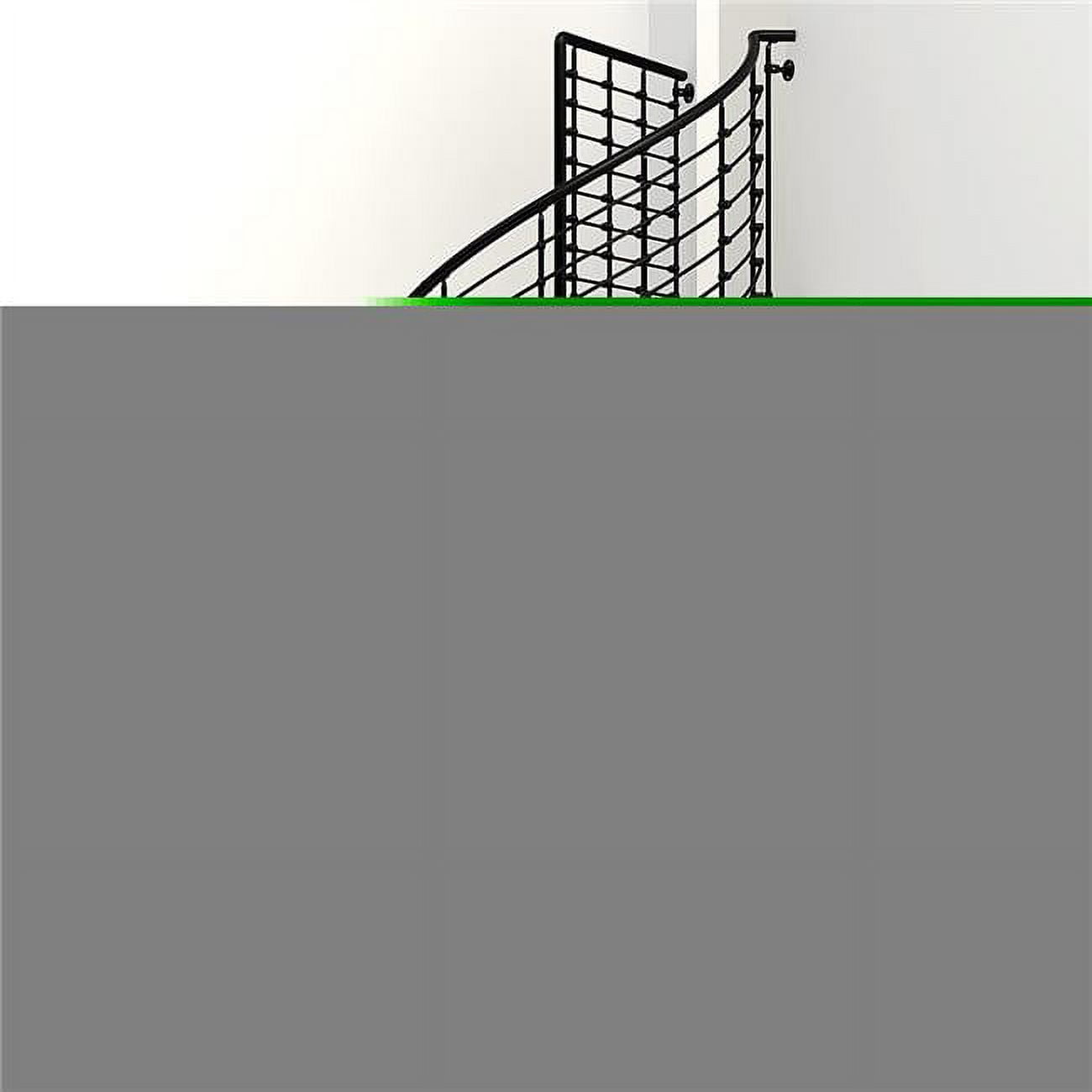 Arke K26127 63 in. Oak 70 Xtra Spiral Staircase Kit, Black - Walmart.com