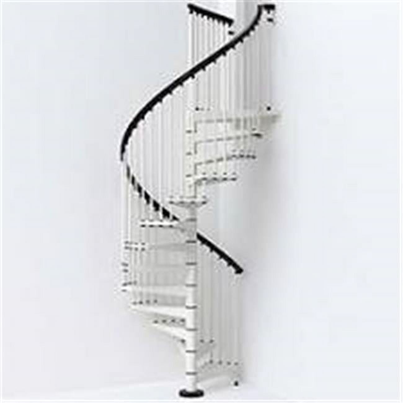 Arke K26285 55 in. Spiral Staircase Kit - White - Walmart.com