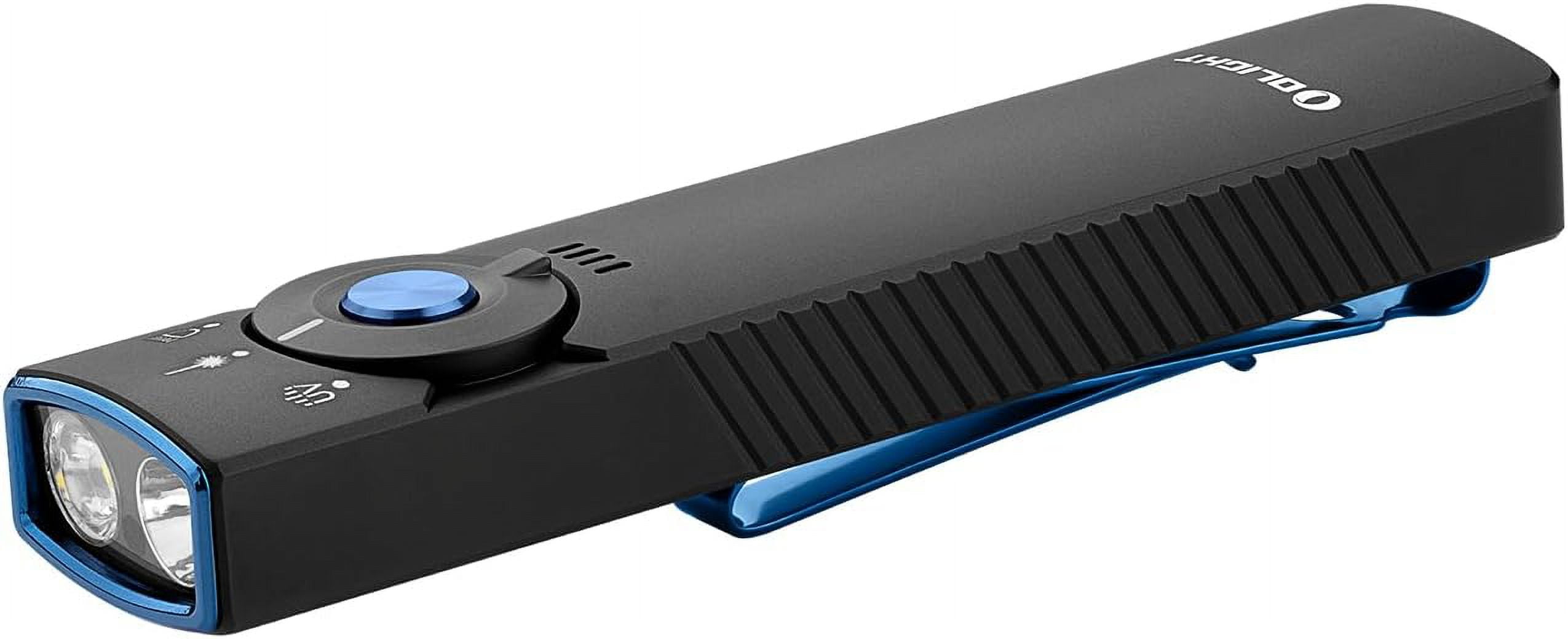 Arkfeld Pro Rechargeable EDC Flat Flashlight with Green Beam, UV and ...