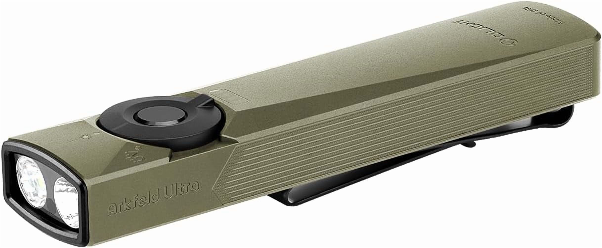 Arkfeld Ultra 1400 Lumens EDC Flat Flashlight, Rechargeable Compact ...