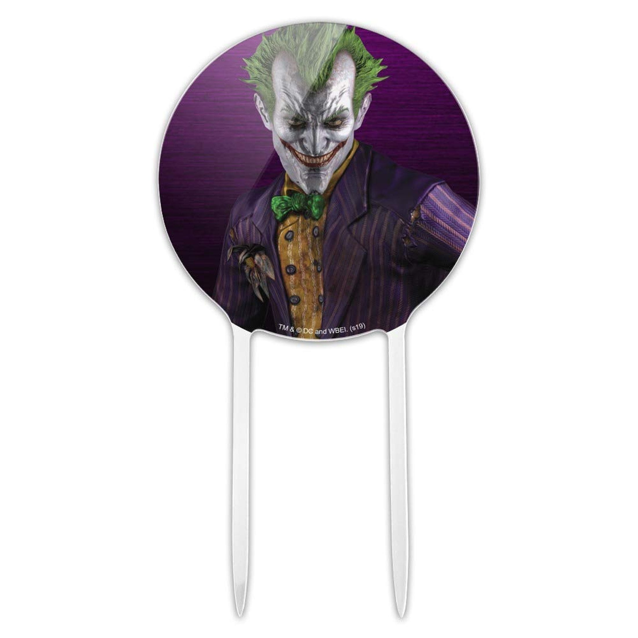 Arkham Asylum Joker Cake Topper - A unique party decoration for ...