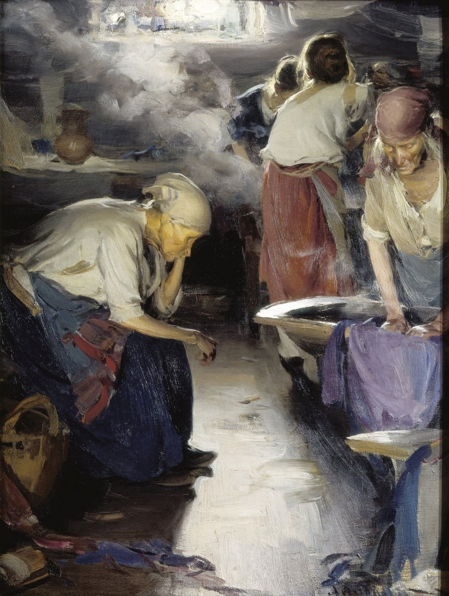Arkhipov Abraham Efimovitch(1862-1930). The Washerwomen. 1899. Oil On ...