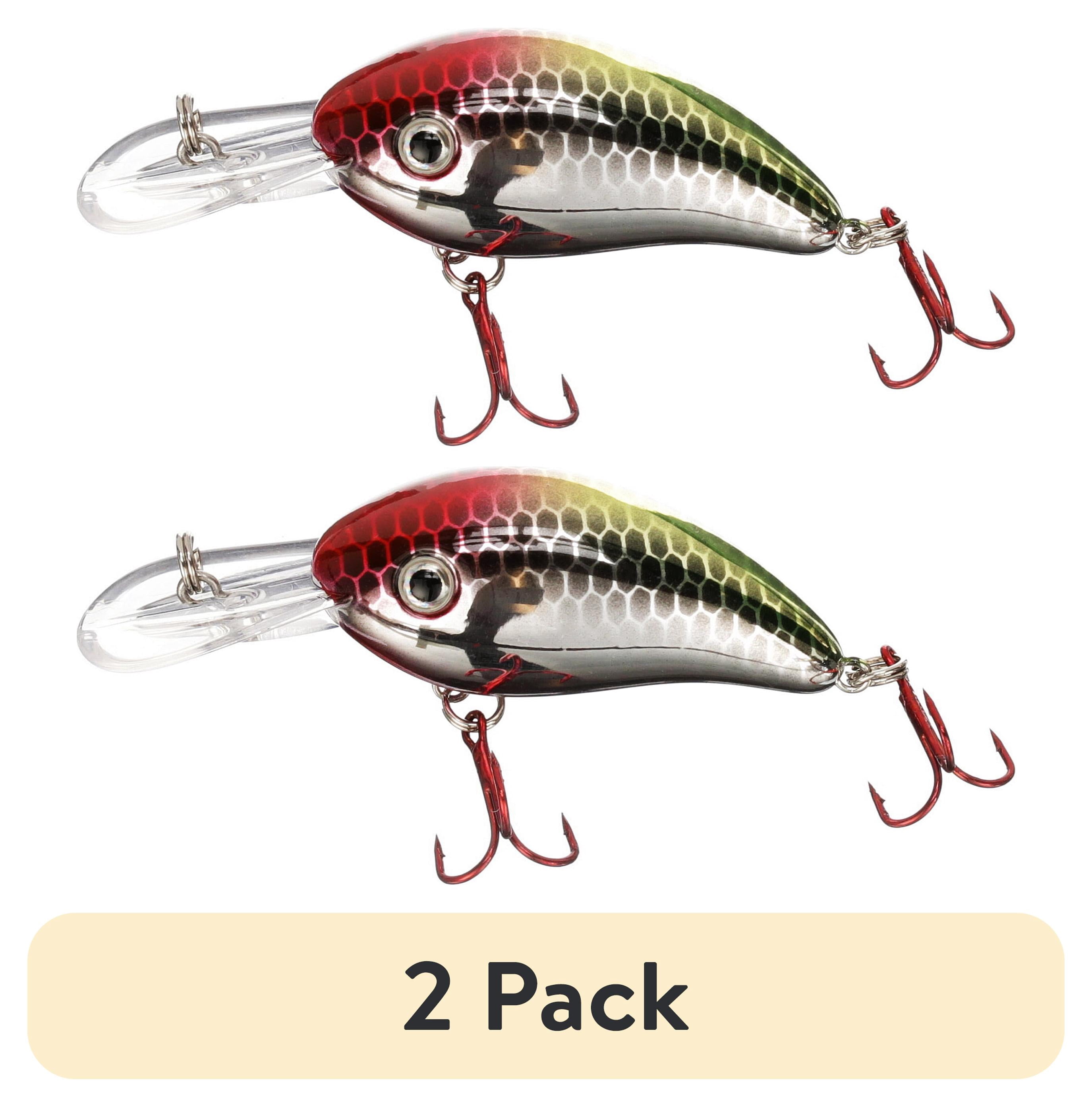 (2 pack) Arkie Lures 220 Series Crappie Crankbait, Chrome Clown, CD-235 ...