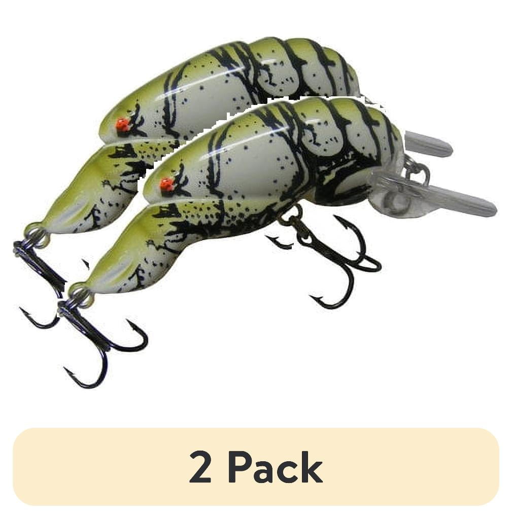 (2 pack) Arkie Lures Crappie Crankbait Craw, Color Puddle Craw ...