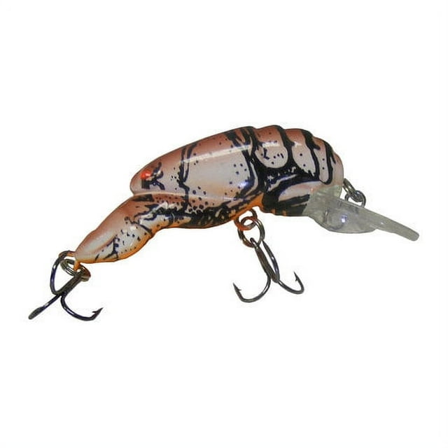 Arkie Lures Crappie Crankbait Craw, Color Red Brown - Walmart.com