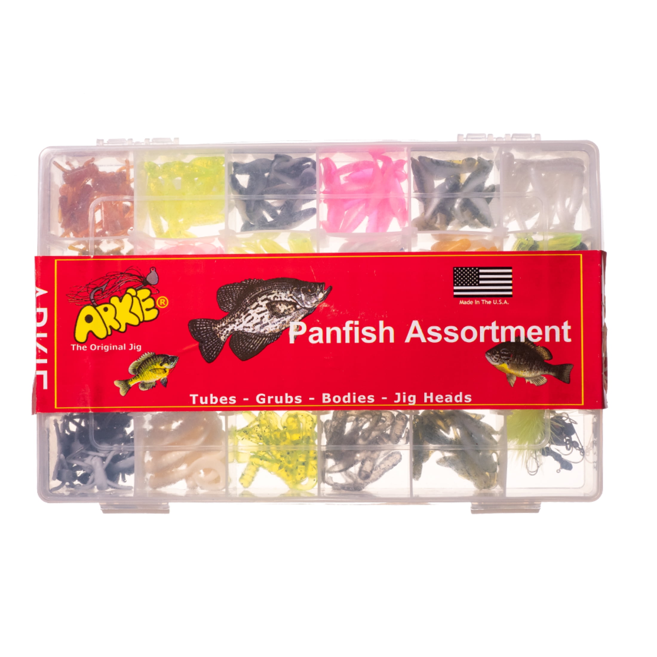 Arkie Lures Panfish Assorted Fishing Kit - 288 Pieces - Walmart.com