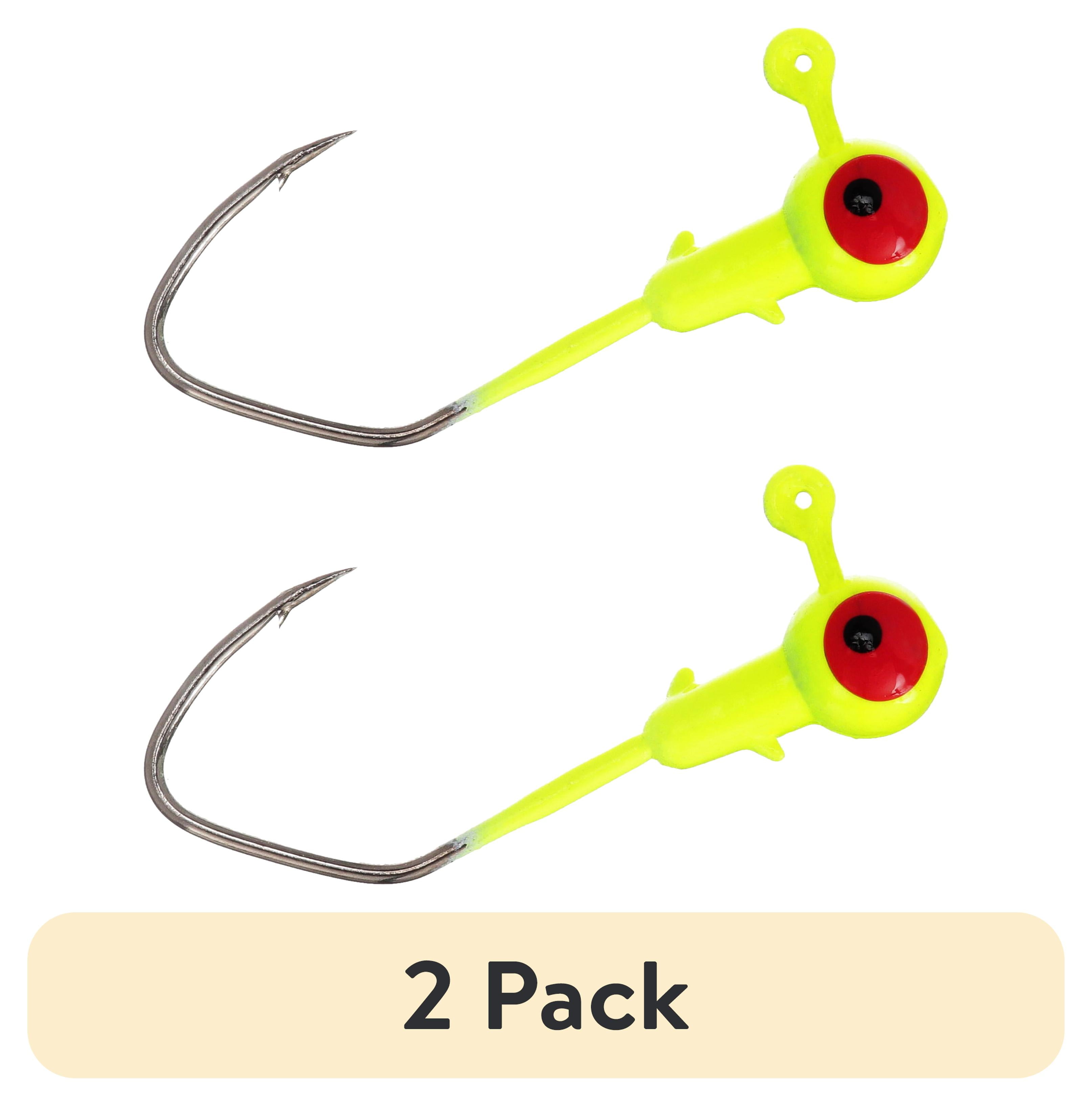 (2 pack) Arkie Lures Pro Model Sickle Hook Jig Head Hard Baits, Color ...