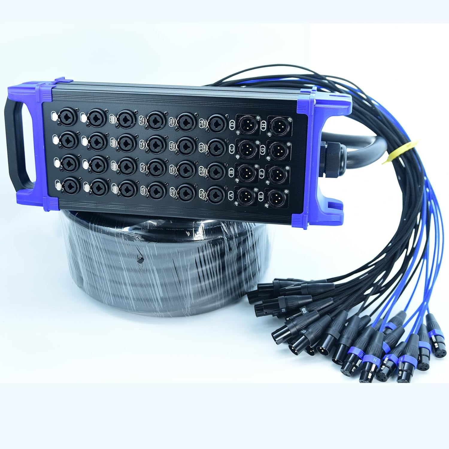 Arklove 24 Send Female 8 Return Male 32-Channel Low Profil XLR 1/4" TRS ...