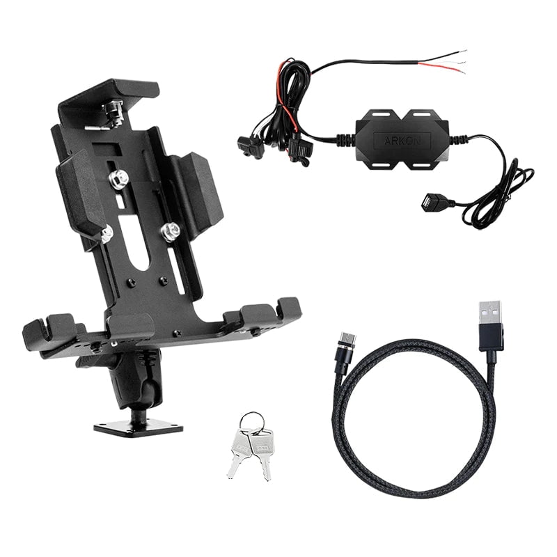 Arkon TAB42AMPSMC Powered Locking Tablet Mount with Magnetic USB-C ...