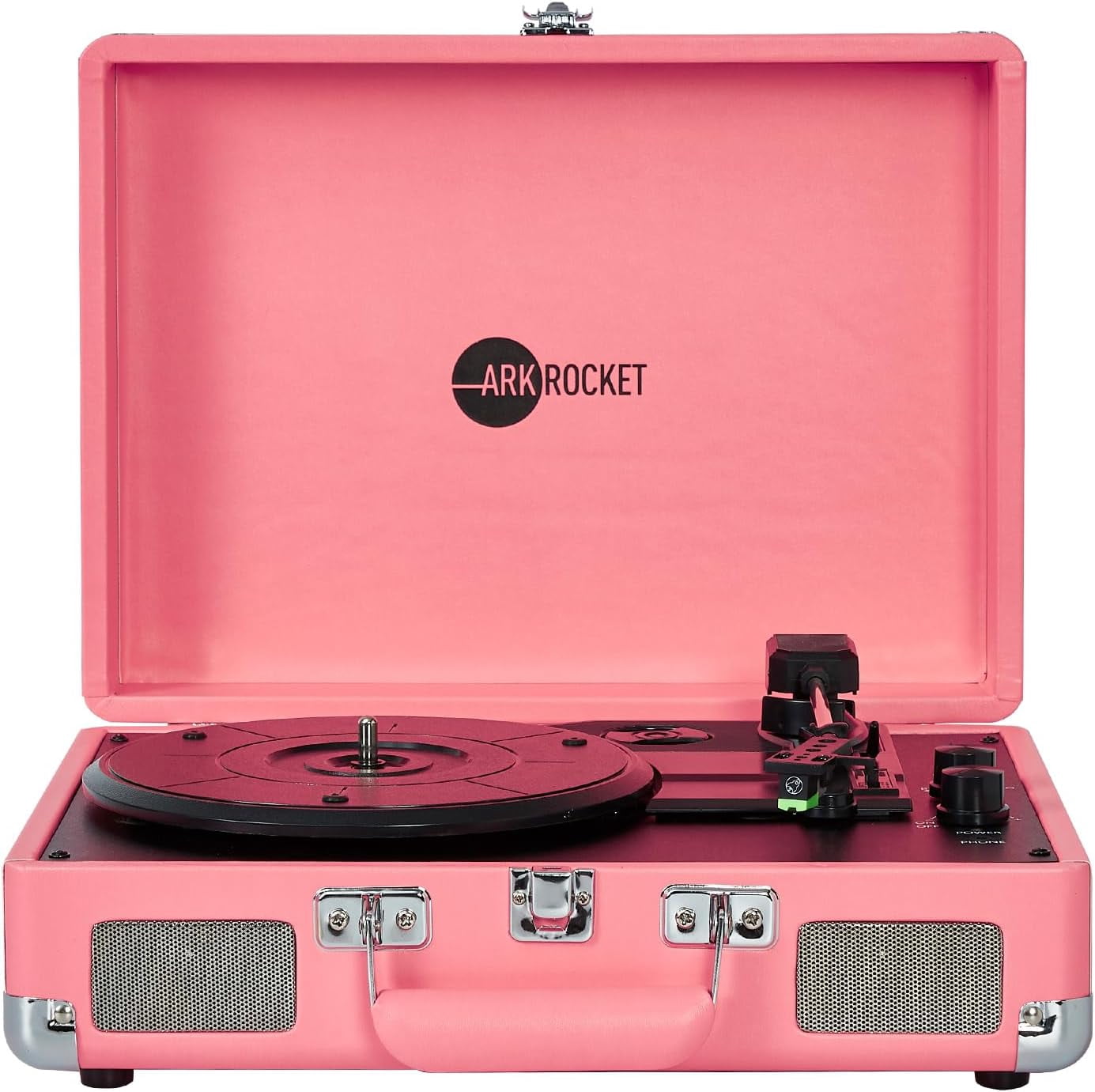 Arkrocket Curiosity Suitcase Bluetooth Turntable Vintage 3-Speed Record ...