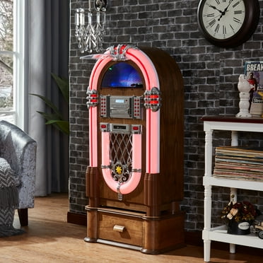 Arkrocket Vintage Taurus Jukebox: Bluetooth, USB, SD, CD Player, AM/FM ...