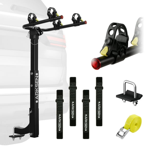 Arksen 2 Bike Rack, Hitch Mount, Swing Down, Foldable, Anti-Rattle ...