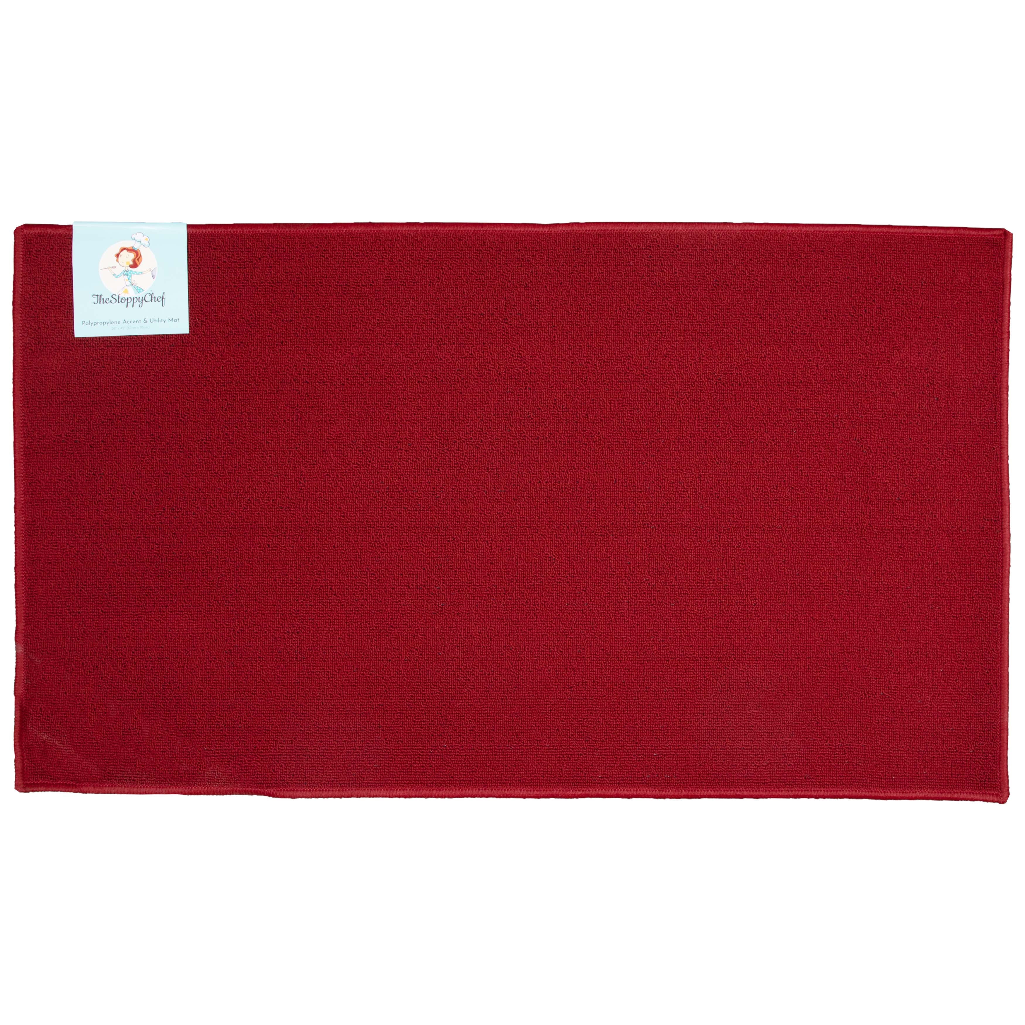 Arkwright Area Rug (26x45), Skid-Resistant Backing, Red - Walmart.com