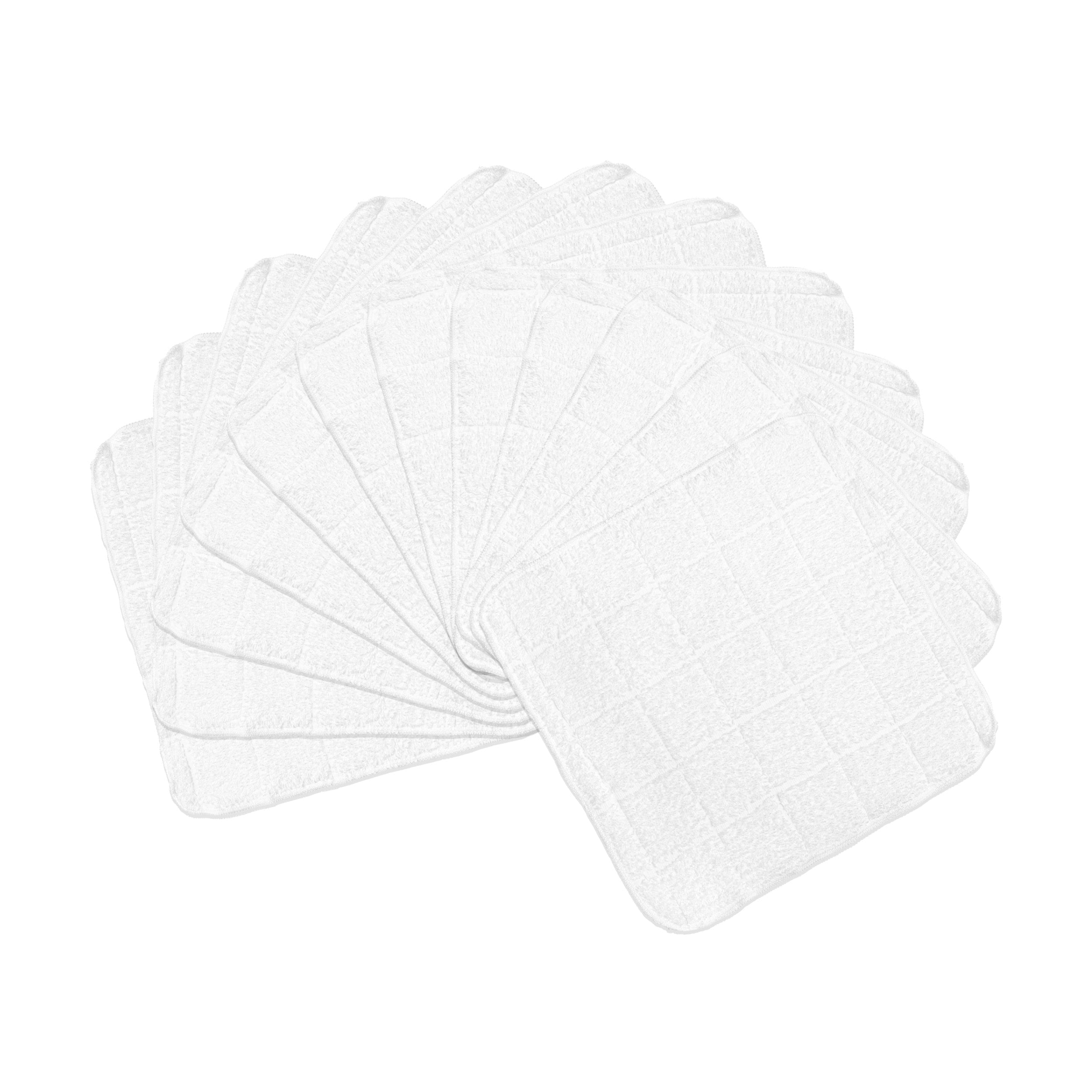Arkwright Cotton Kitchen Dishcloths (12 Pack, 12x12 in.) White with ...