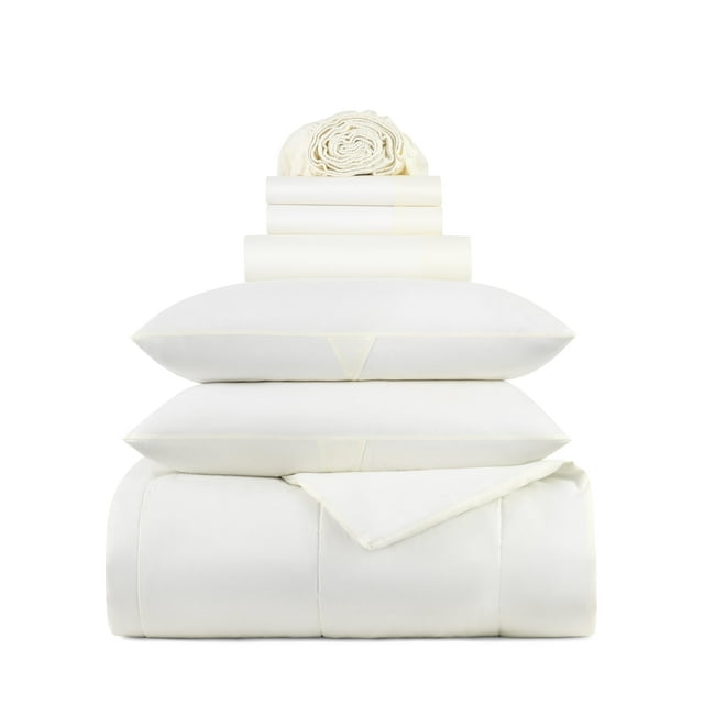 Arkwright Family Essentials Bed in Bag 7 Piece Set - King - White ...