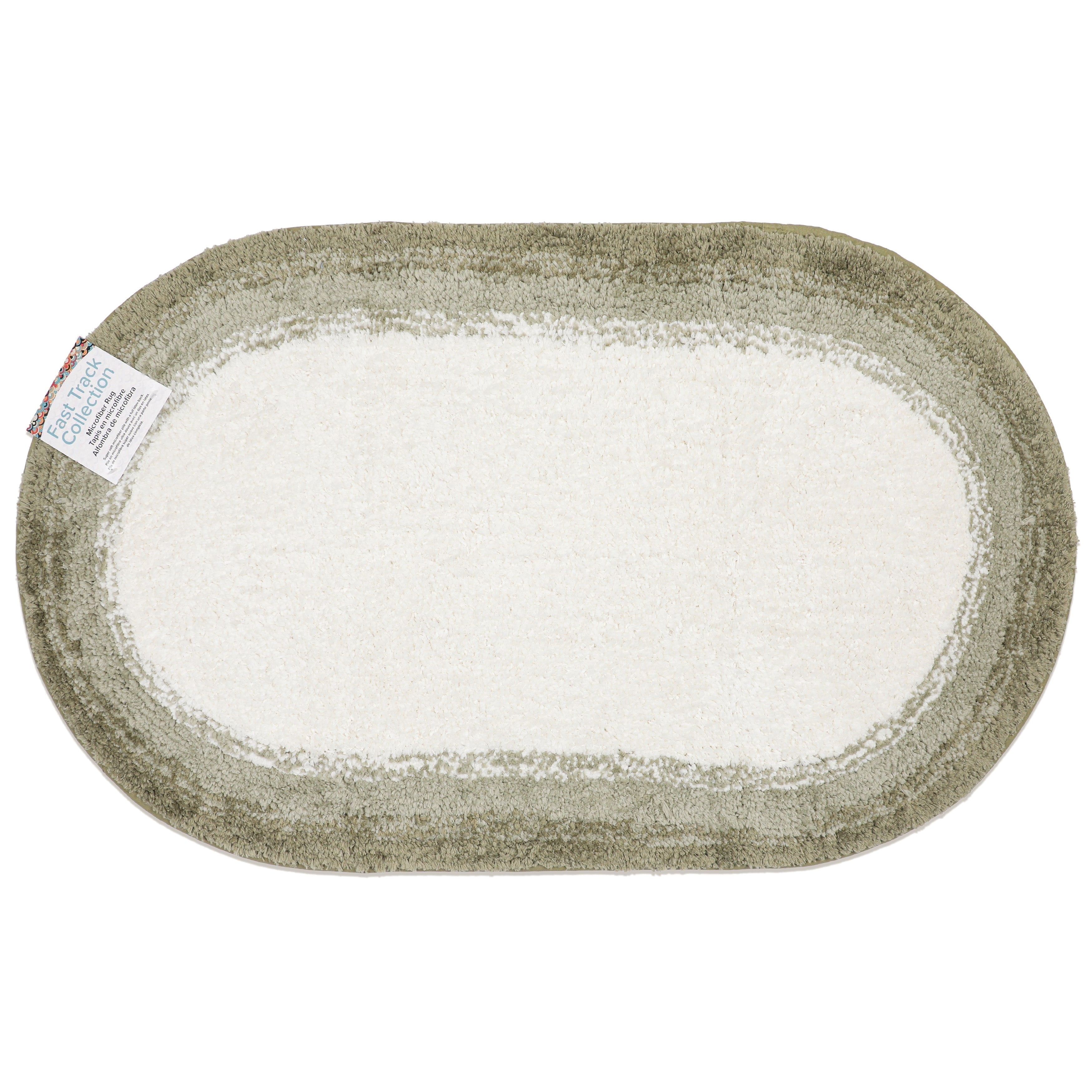 Arkwright Fast Track Bath Rug - 24 x 40 - Sage Green - Microfiber ...