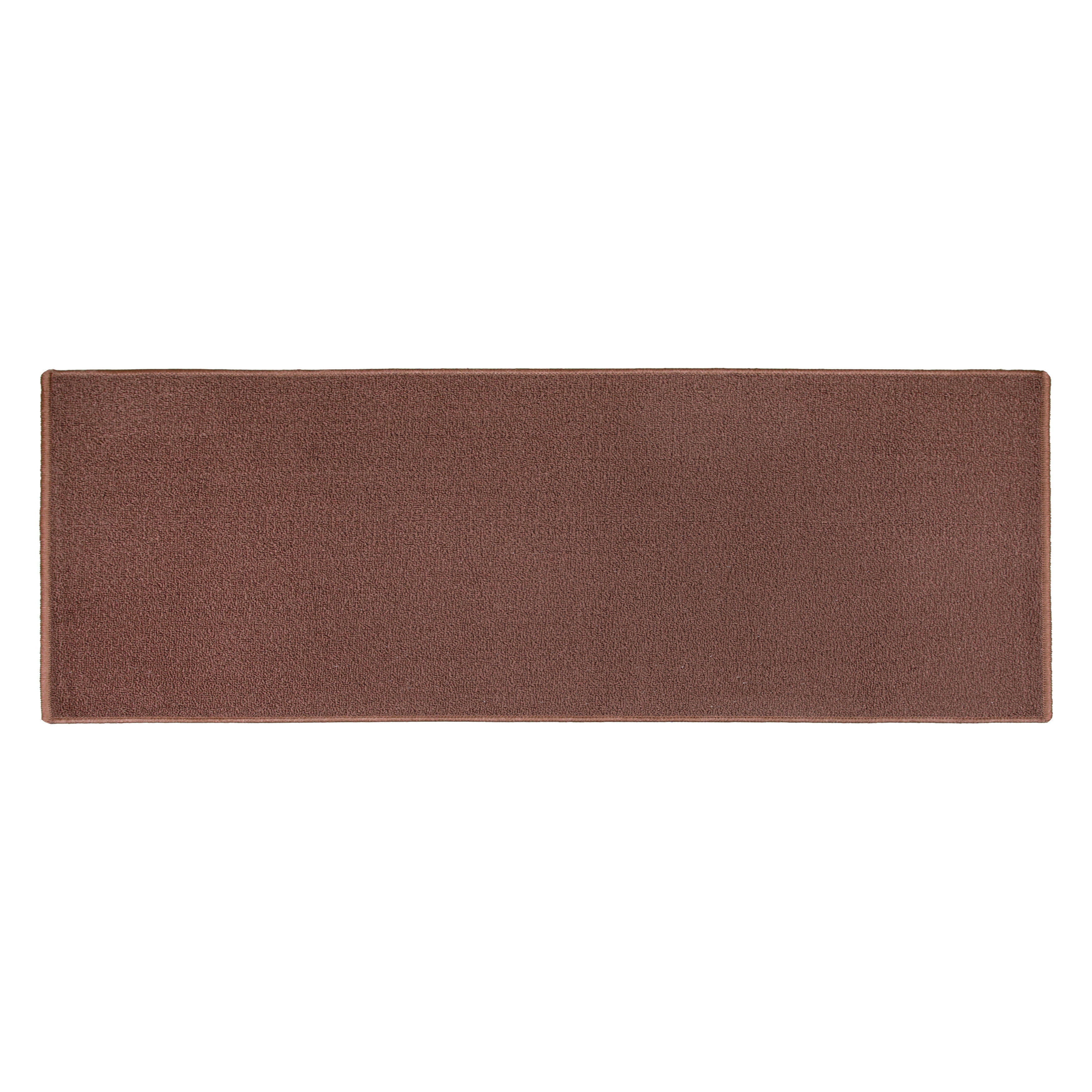 Arkwright Long Kitchen Area Rug (20x60), Skid-Resistant Backing, Brown ...