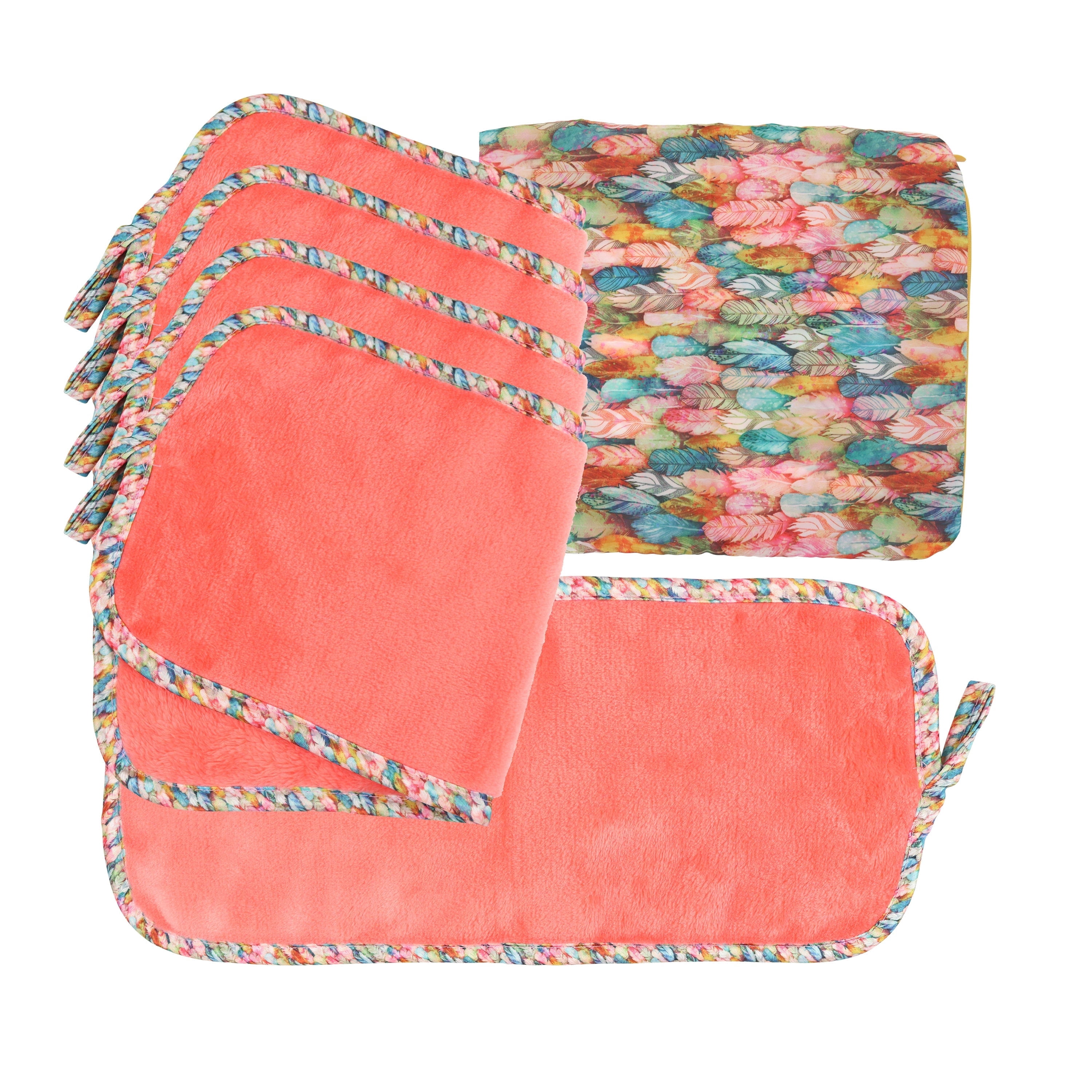 Arkwright Makeup Removal Cloth Set with Travel Bag in Decorative Gift ...