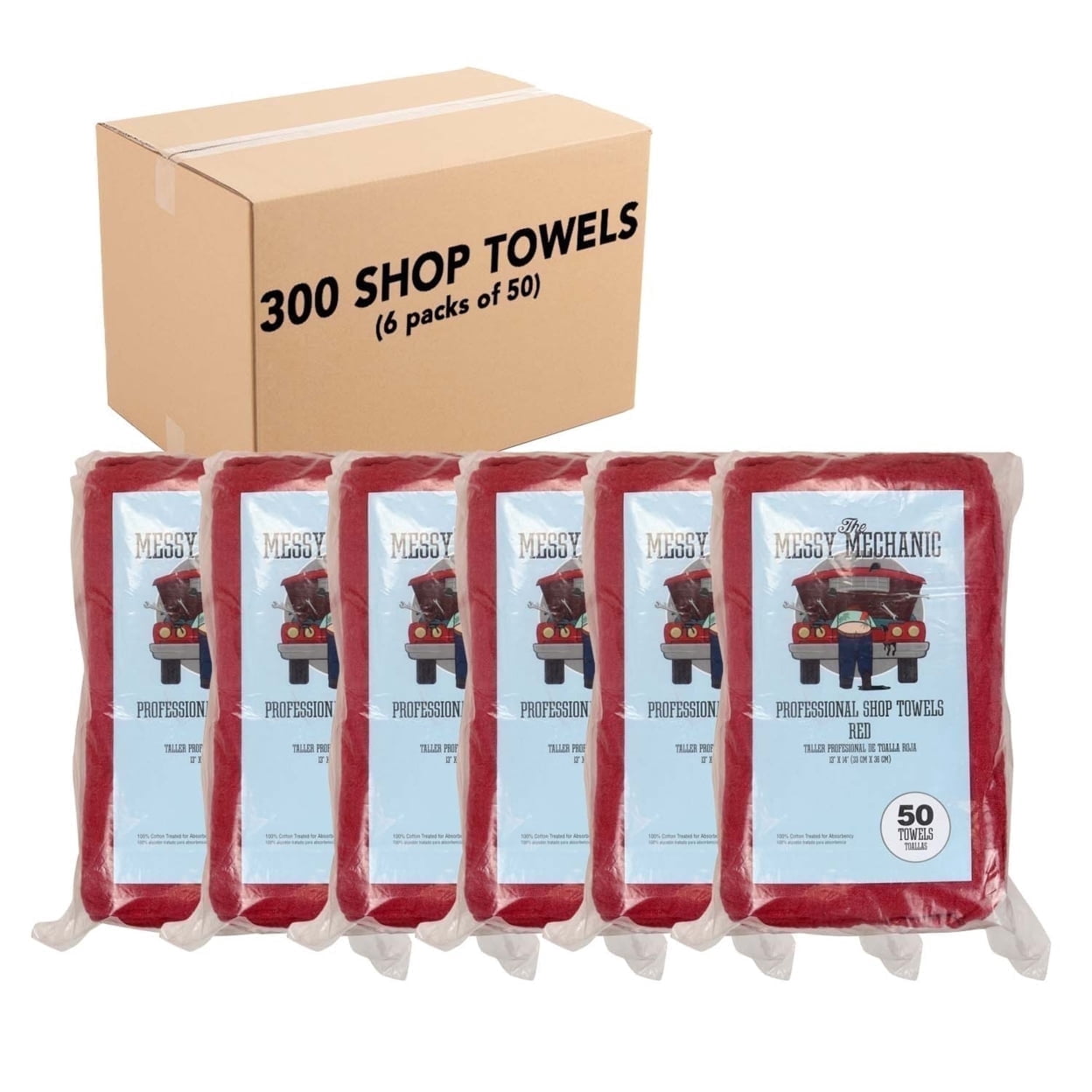 Arkwright Messy Mechanic Shop Cleaning Towels (Bulk Case of 300 ...