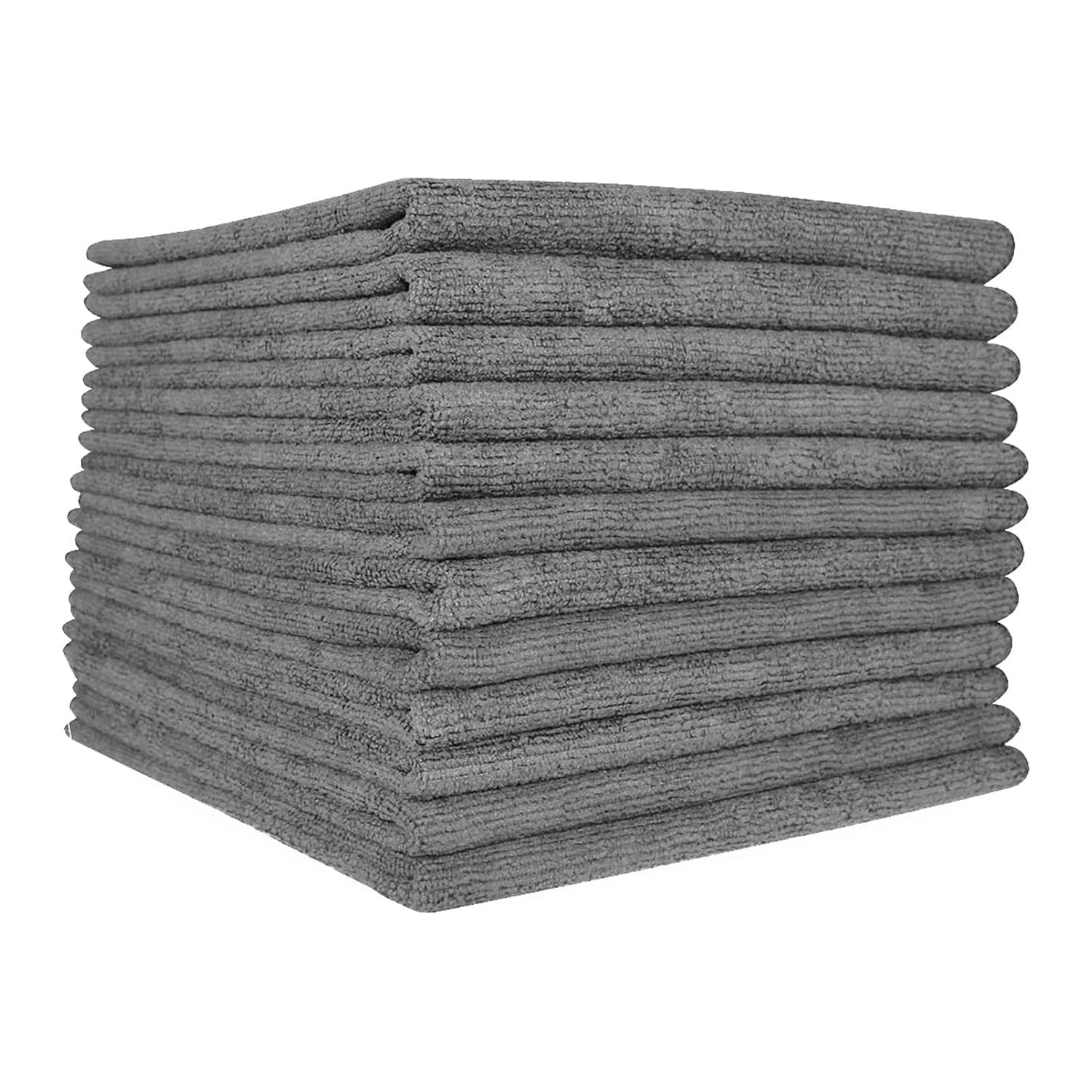 Arkwright Microfiber Cleaning Cloths (12 Pack), Large 16x16 in. Size ...