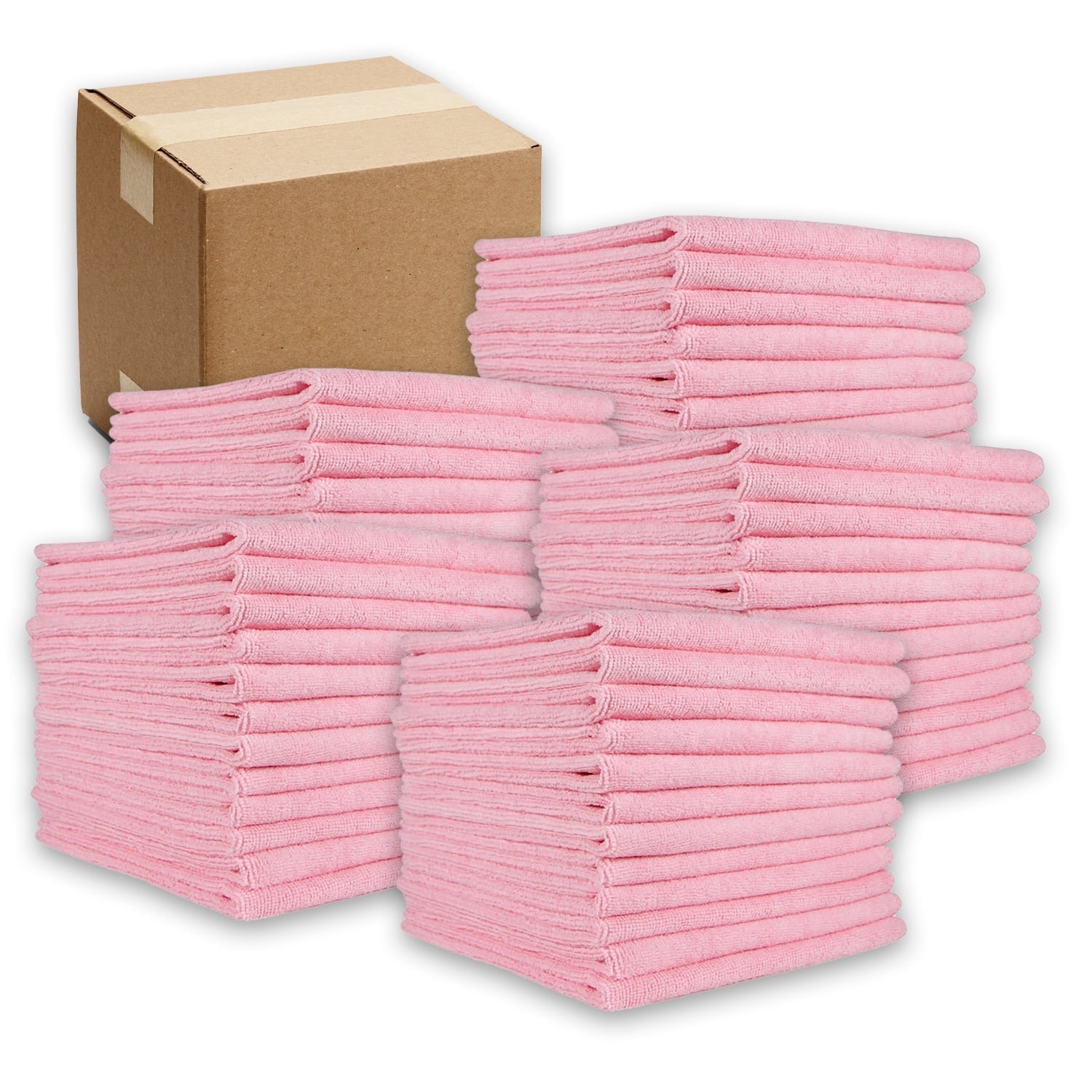 Arkwright Microfiber Cleaning Cloths (Bulk Case of 240) , 12x12 in ...