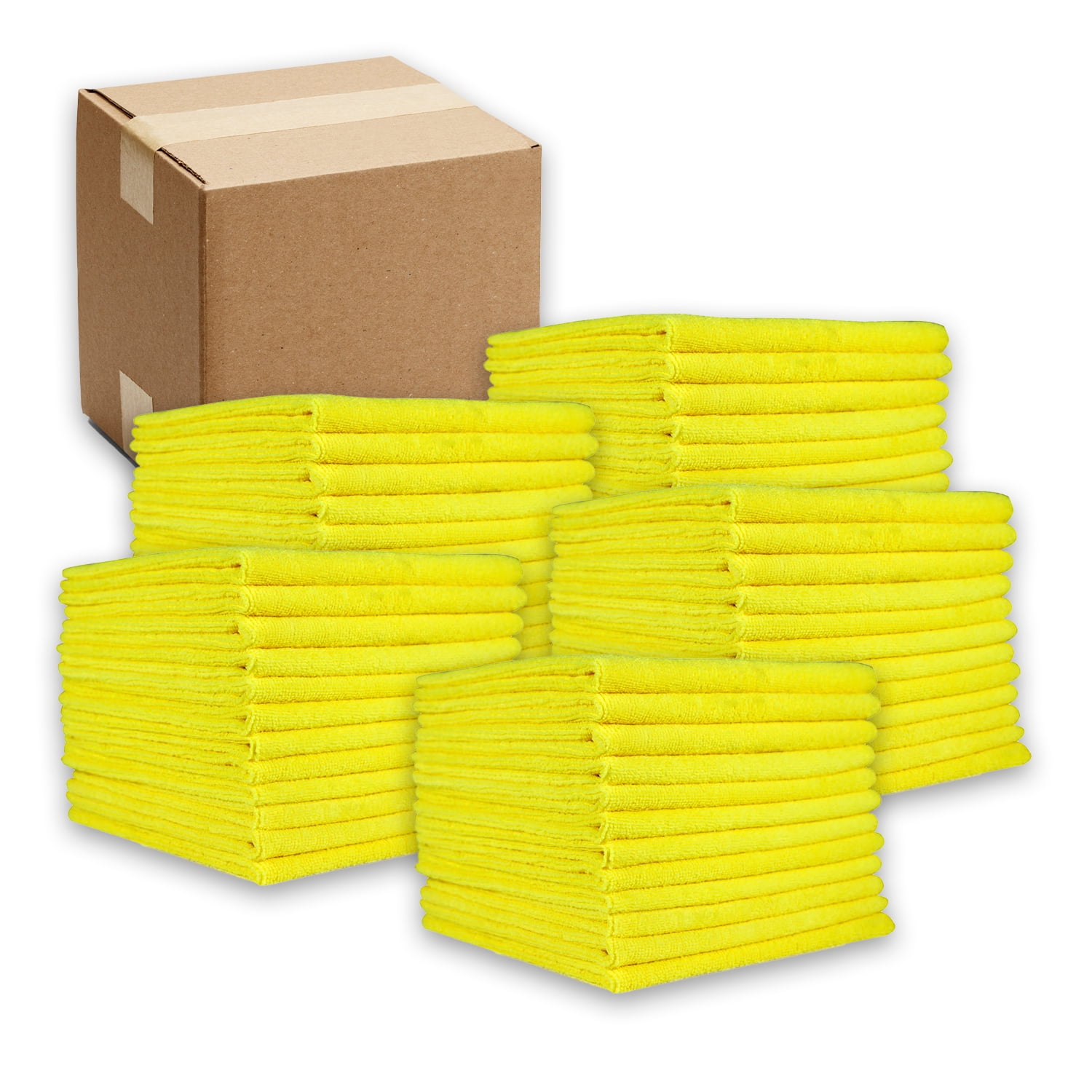 Arkwright Microfiber Cleaning Cloths (Bulk Case of 240) , 12x12 in ...
