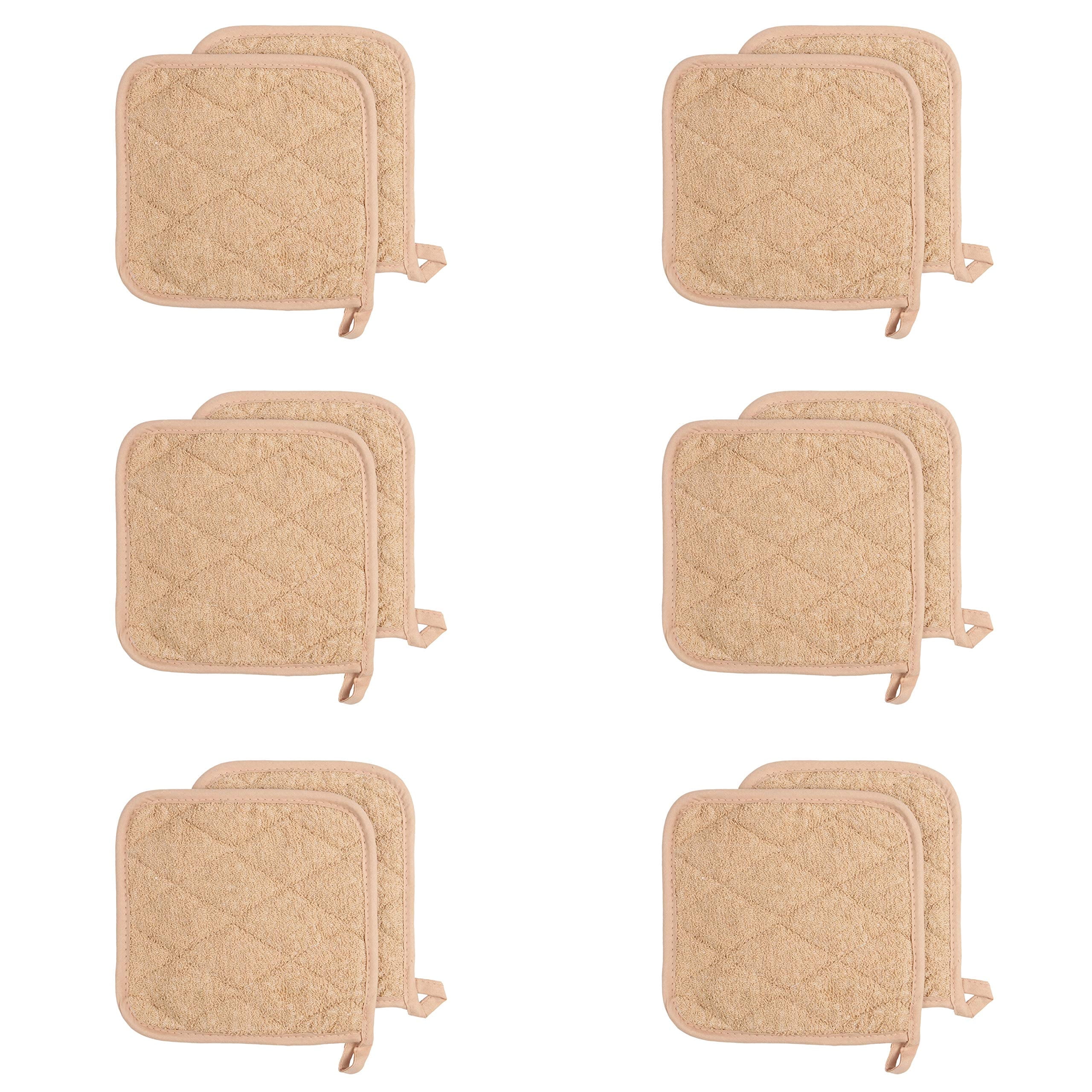 Arkwright Terry Cotton Pot Holders - (Pack of 12) Restaurants, Kitchen ...