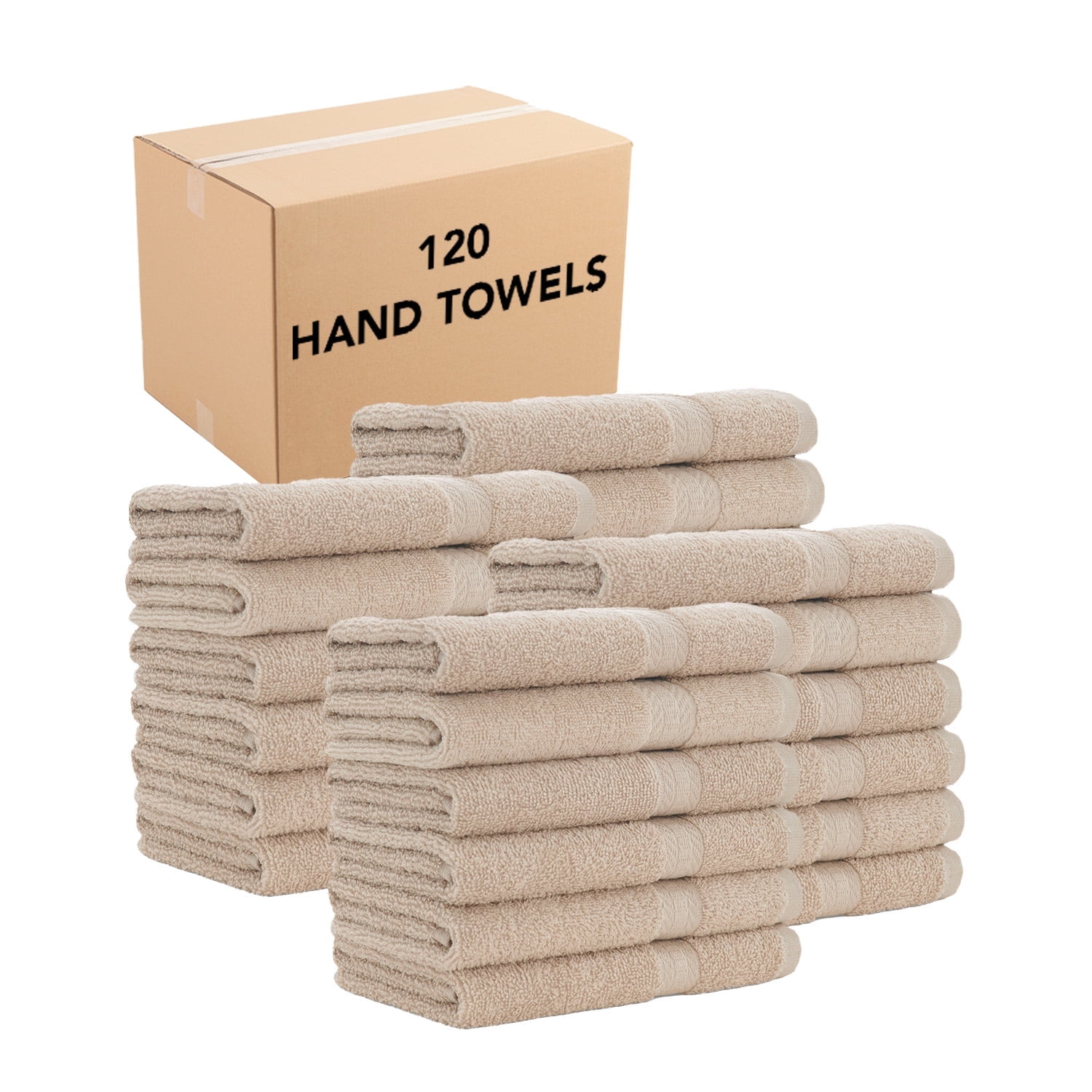 Arkwright True Color Hand Towels, Ring Spun Cotton, 16x27, (Bulk Case ...
