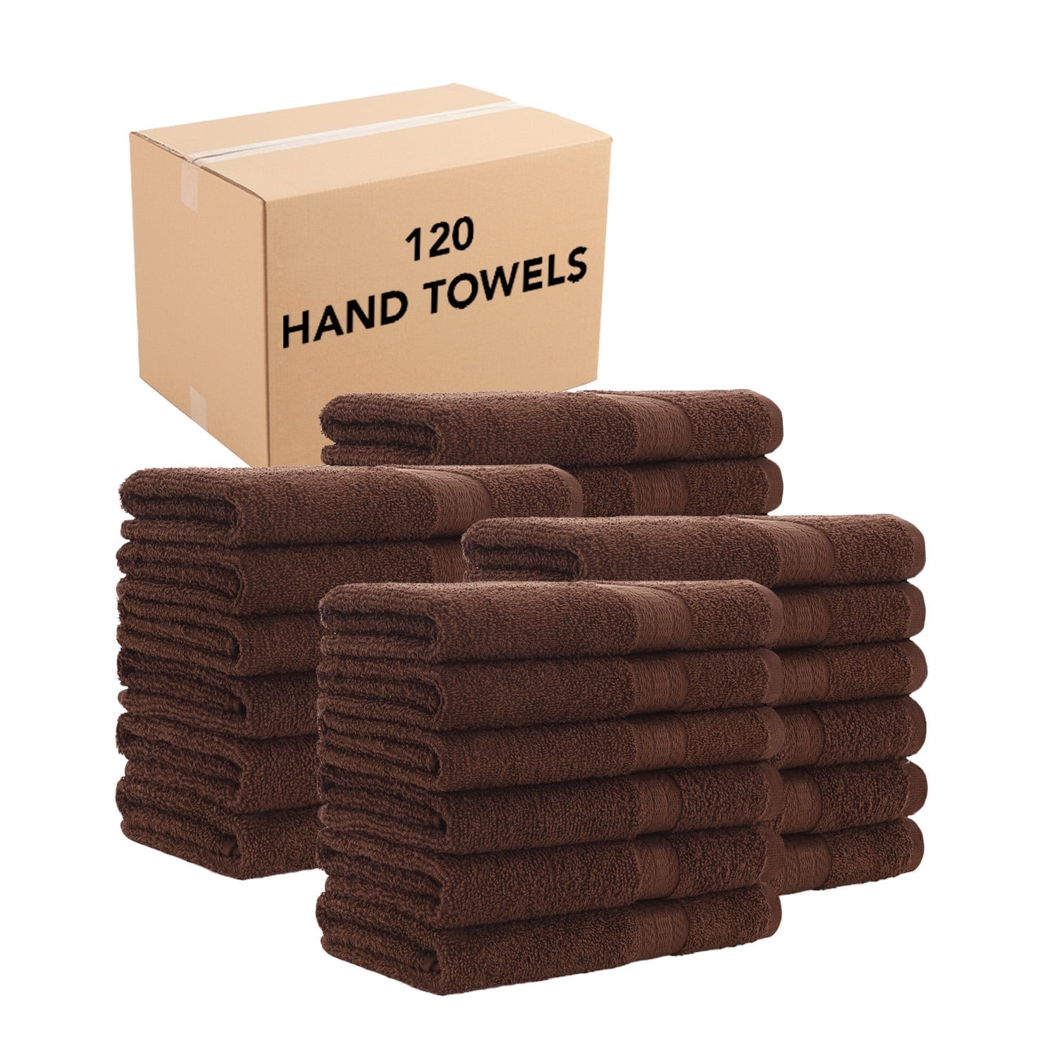 Arkwright True Color Hand Towels, Ring Spun Cotton, 16x27, (Bulk Case ...