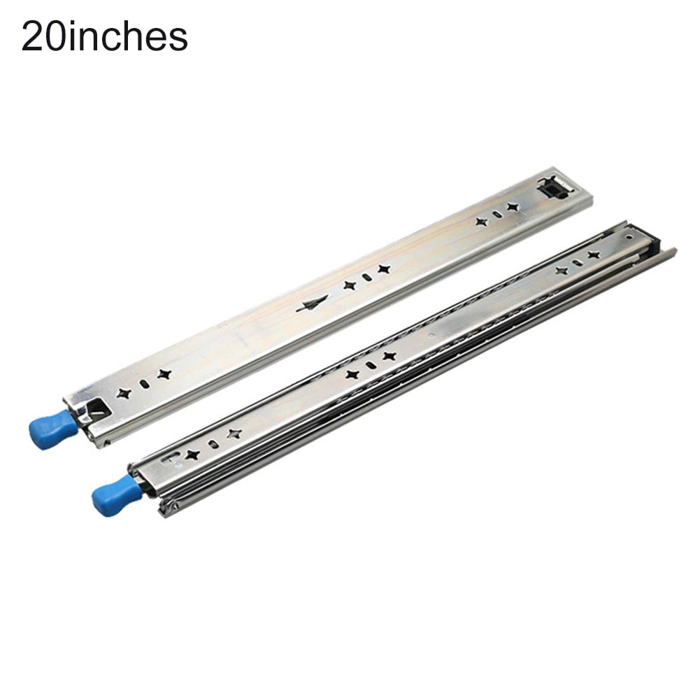 Arkzeo 1 Pair 18"-24" Heavy Duty Drawer Slides with Lock-Full Extension ...
