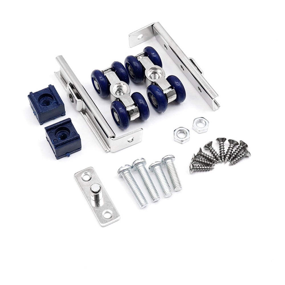 Arkzeo 1 Pair Sliding Door Roller Hardware Slide Doors Pulley Wheels ...