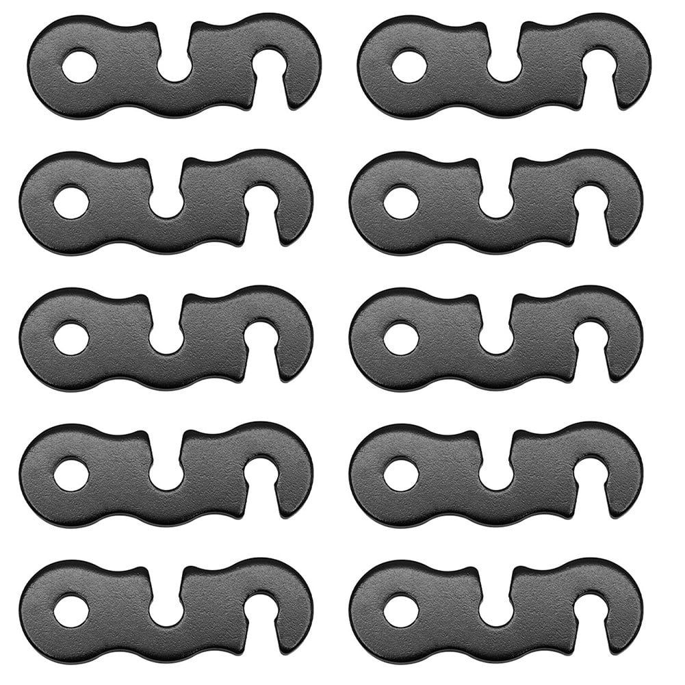 Arkzeo 10/20Pcs Camping Tent Wind Rope Buckle Aluminum Alloy S-Shaped ...