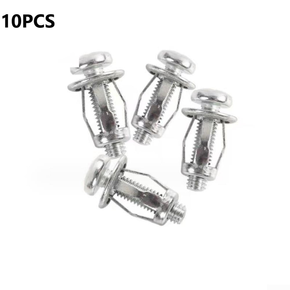 Arkzeo 10 x METAL HEAVY DUTY PLASTERBOARD CAVITY WALL ANCHORS PLUG ...