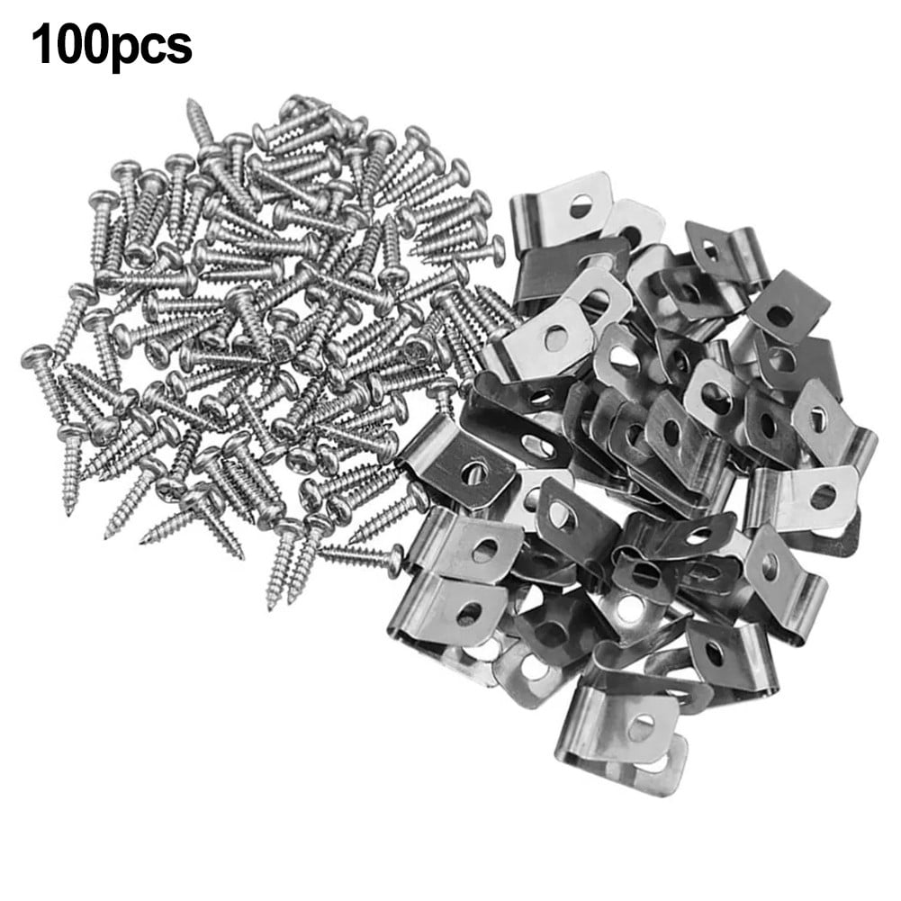 Arkzeo 100 Sets of Wire Fence Clips Cattle Panel Cage Clips Fence Clamp ...