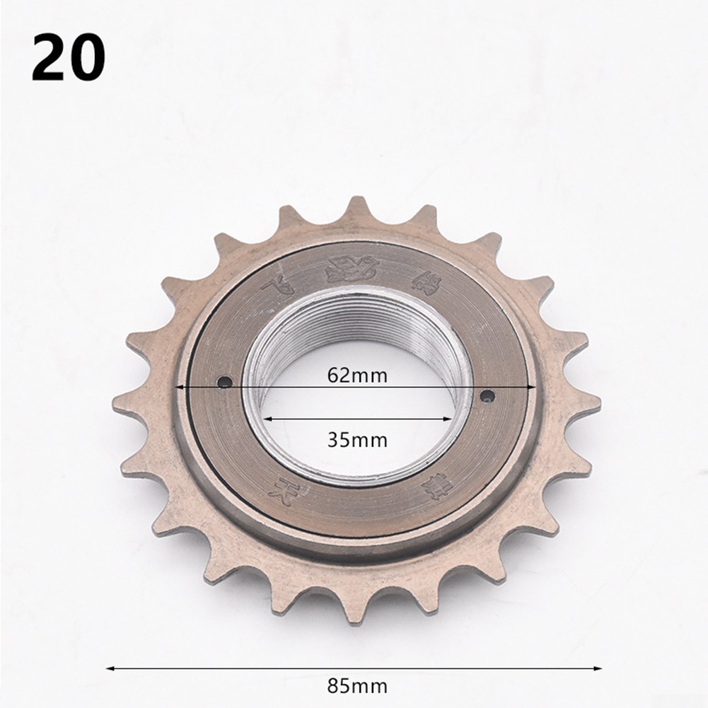Arkzeo 16/18/20T 35mm 1/2 " x 1/8 " Freewheel Bicycle Single Speed Cog ...
