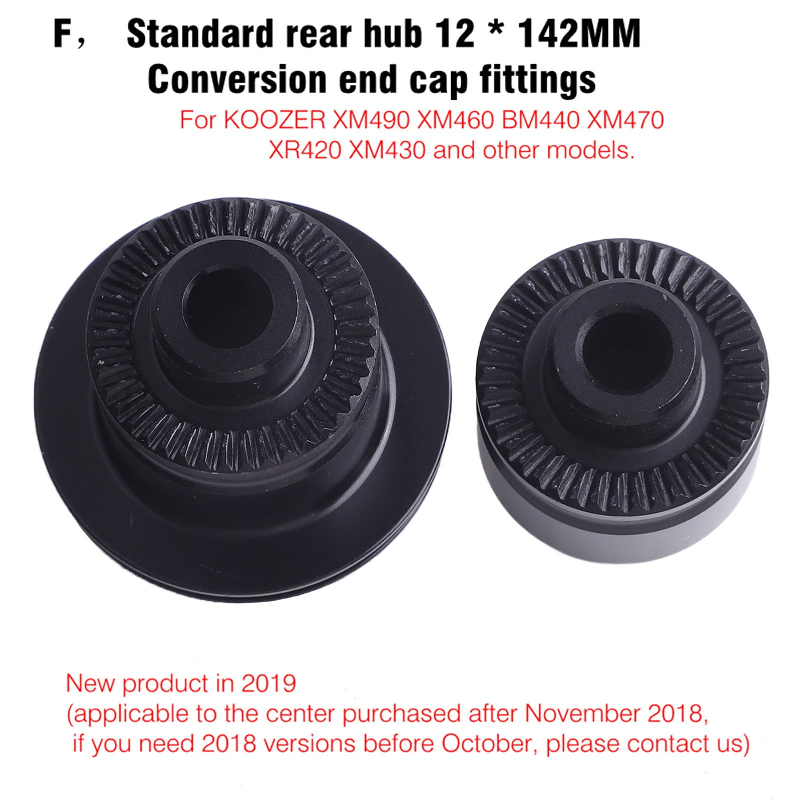 Arkzeo 1Pc Alloy Hub Cap Mountain Bicycle Hub Converters End Cap Qr or ...