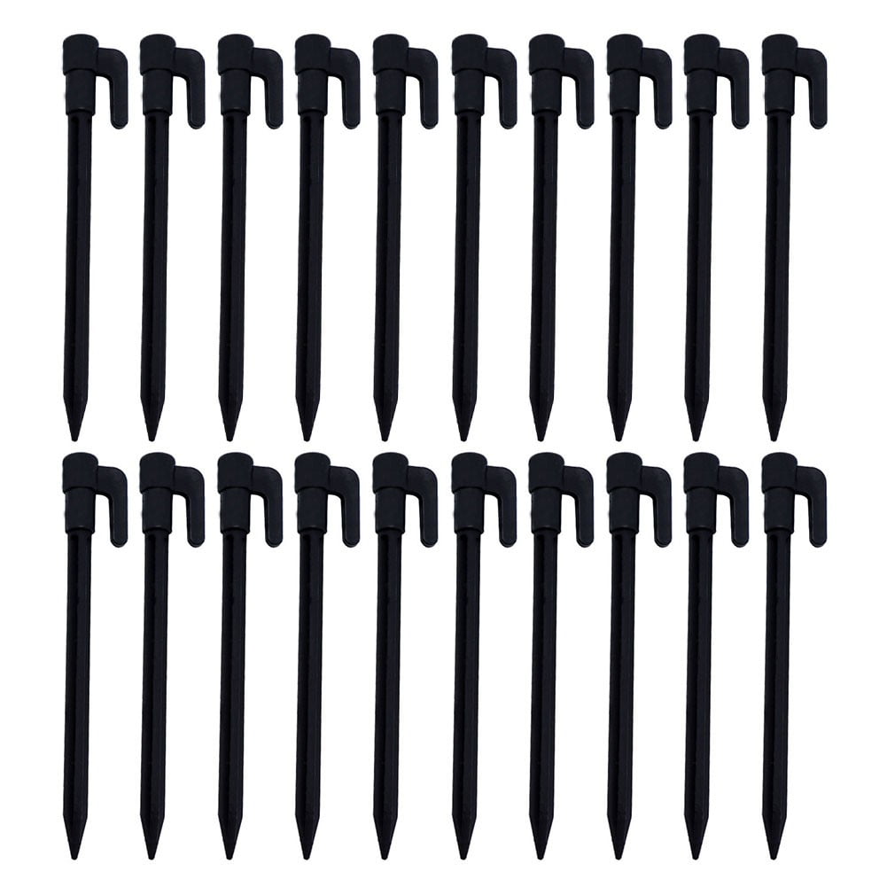 Arkzeo 20Pcs Tent Ground Nails Outdoor Camping Beach Windproof Plastic ...