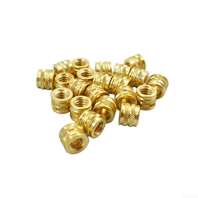 Arkzeo 20pcs 1/4-20 Brass Threaded Heat Set Inserts for Plastic 3D ...