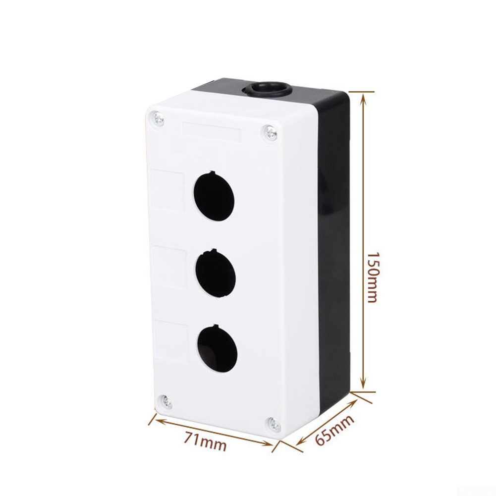 Arkzeo 22mm Hole Stop push button switch box waterproof Plastic Control ...