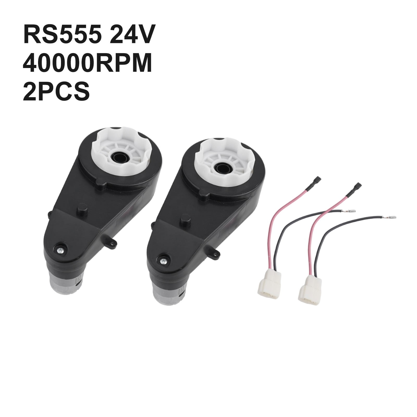 Arkzeo 2PCS Electric Gearbox RS555 24V 40000RPM Replacement For Kids ...