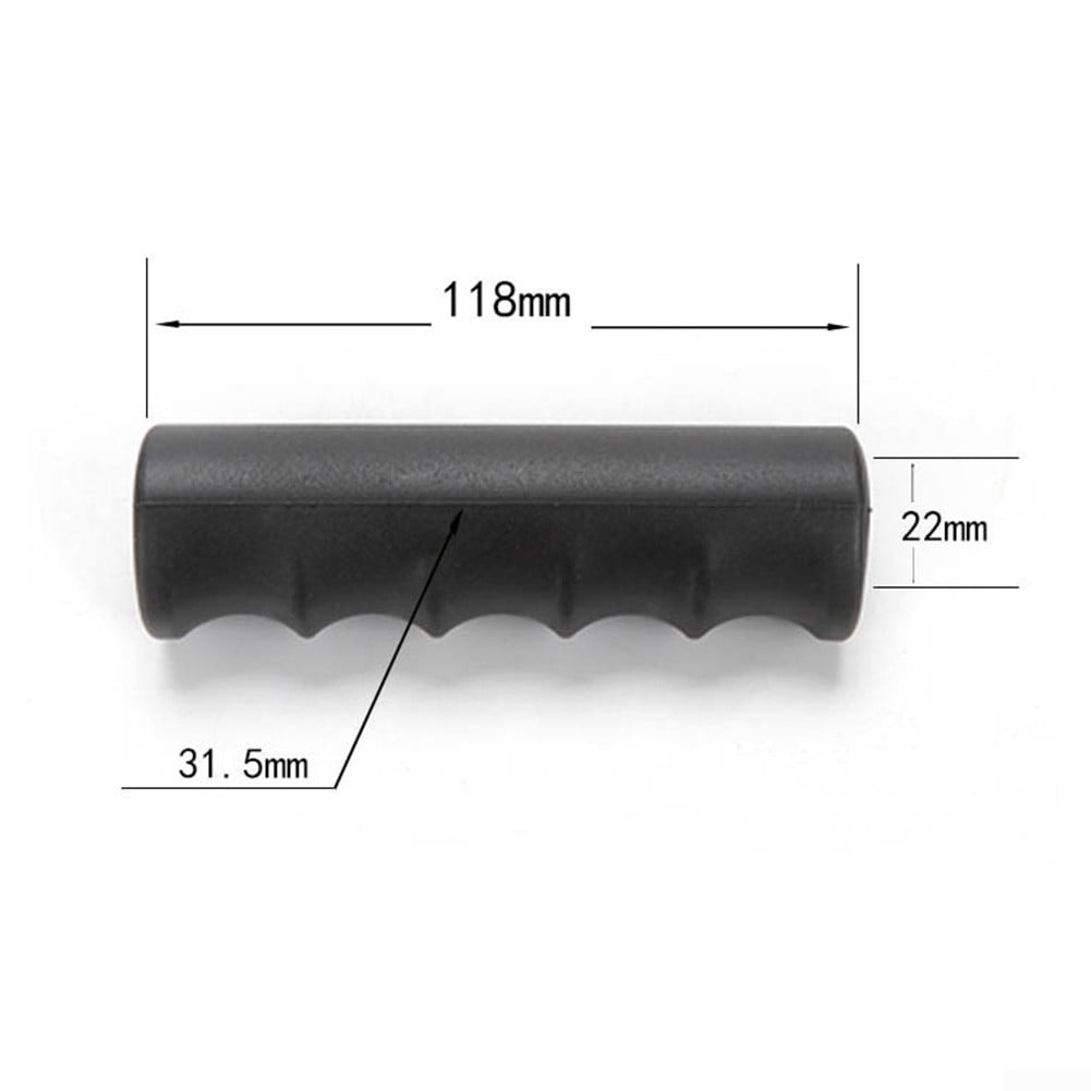 Arkzeo 2Pcs Wheelbarrow Rubber Handles, Round Tubes Black Replacement ...