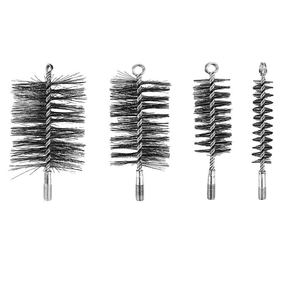 Arkzeo 4xChimney Cleaning Brush Round Sweep Steel Wire for Fireplace ...