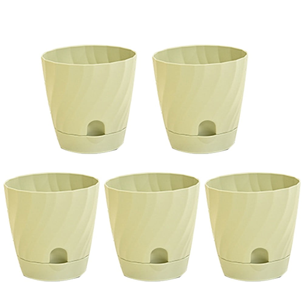 Arkzeo 5Pcs Flower Pots With Drainage Function And Bottom Ventilation ...