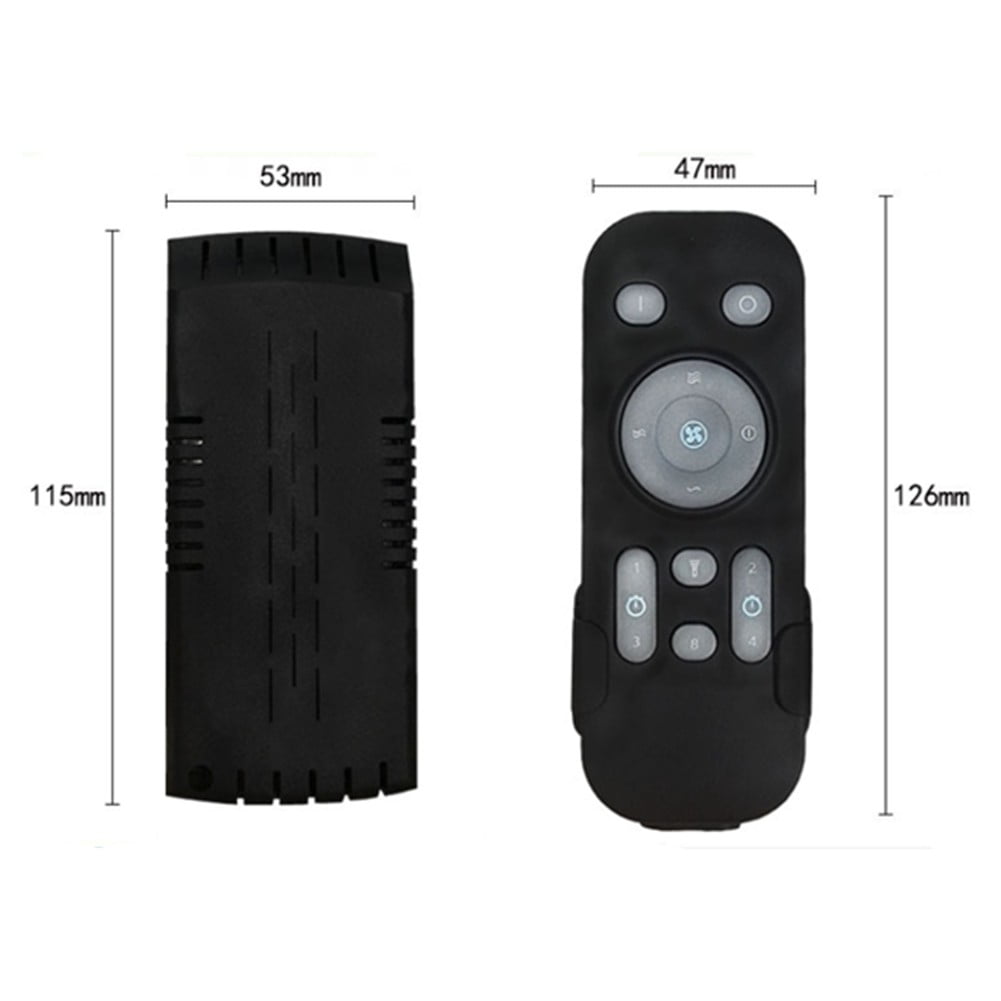 Arkzeo AC Ceiling Fan Light Remote Control Receiver 3-Speed Timing ...