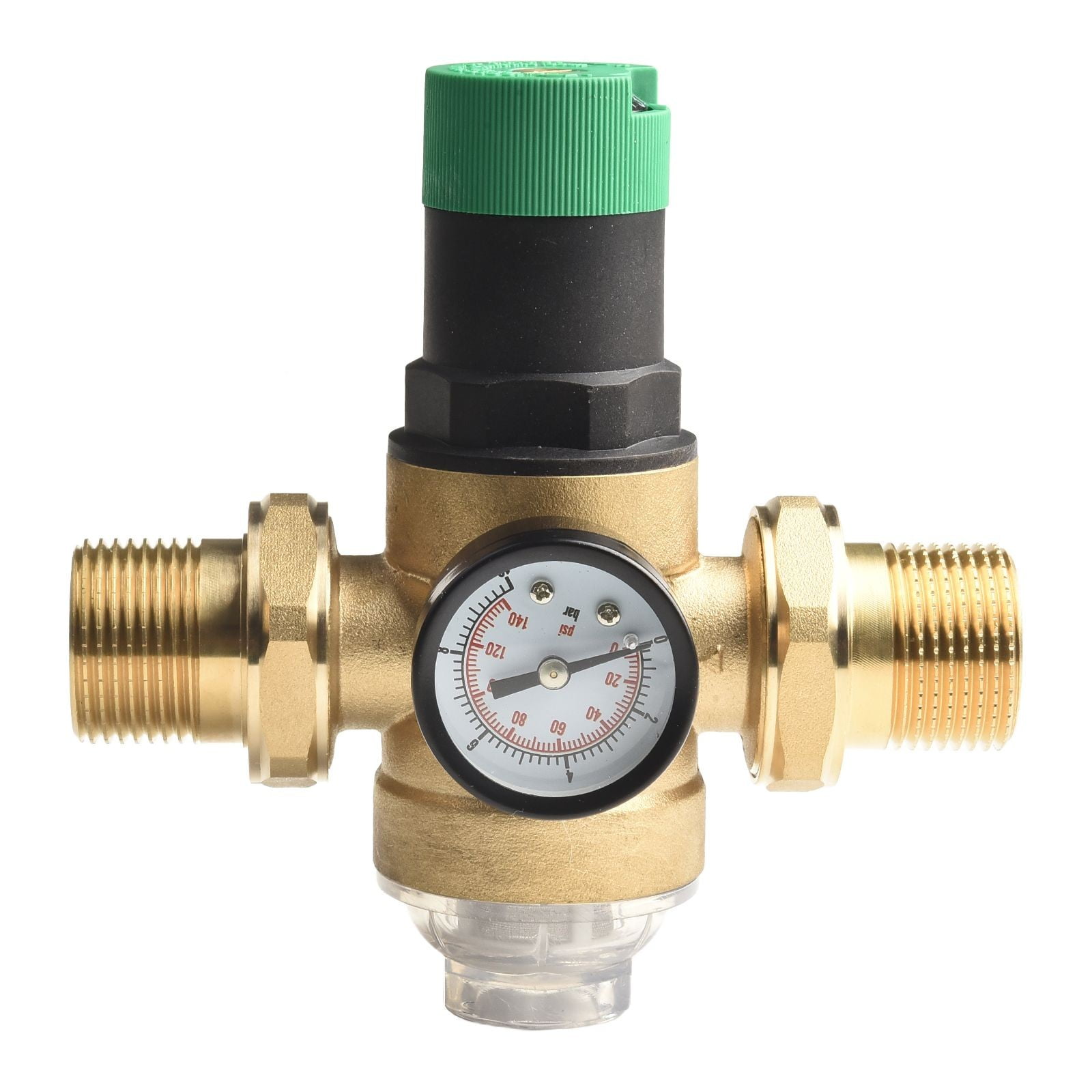 Arkzeo Adjustable Water Pressure Valve Brass Pressure Reducing Valve ...