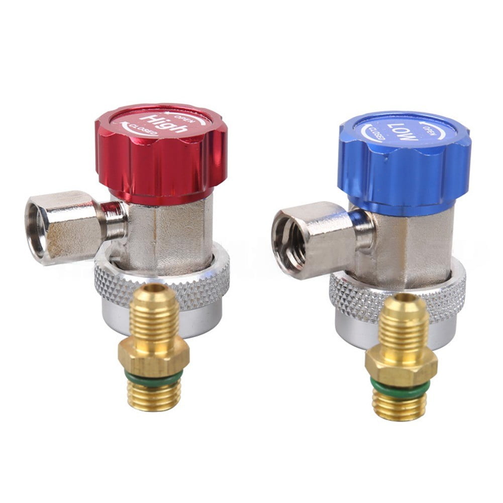 Arkzeo Air Conditioning Brass Adapter for R134A,for R1234yf Car Quick ...